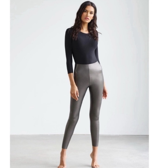 Commando | Pants & Jumpsuits | Commando Faux Leather Leggings Gunmetal ...